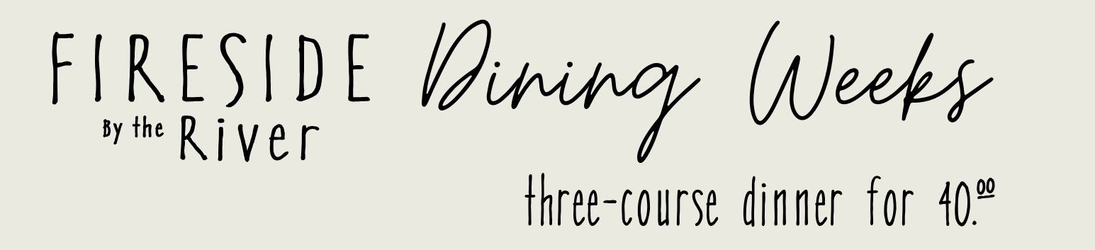 Dinner Menu - Fireside By The River